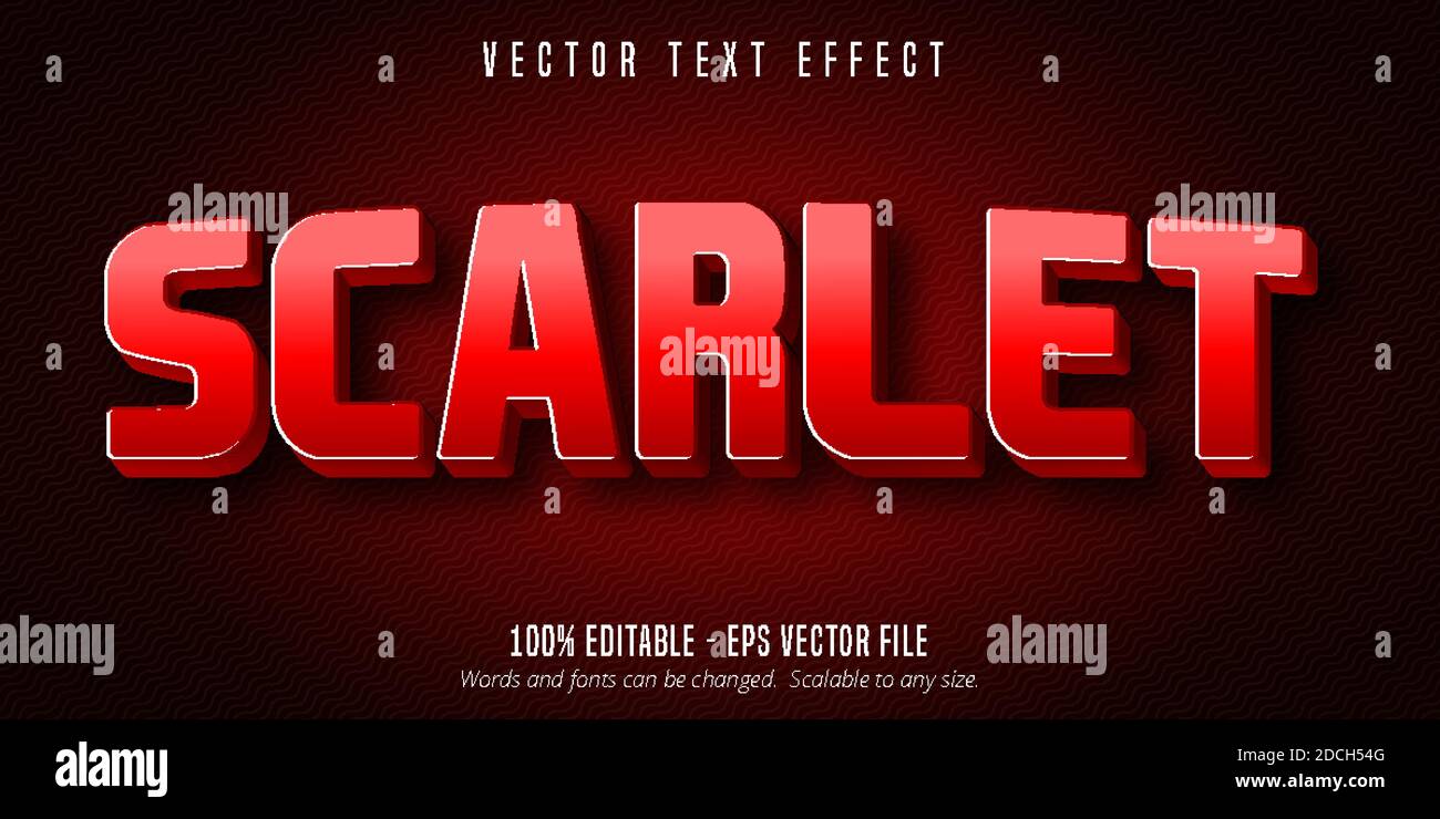 Red scarlet Stock Vector Images - Alamy