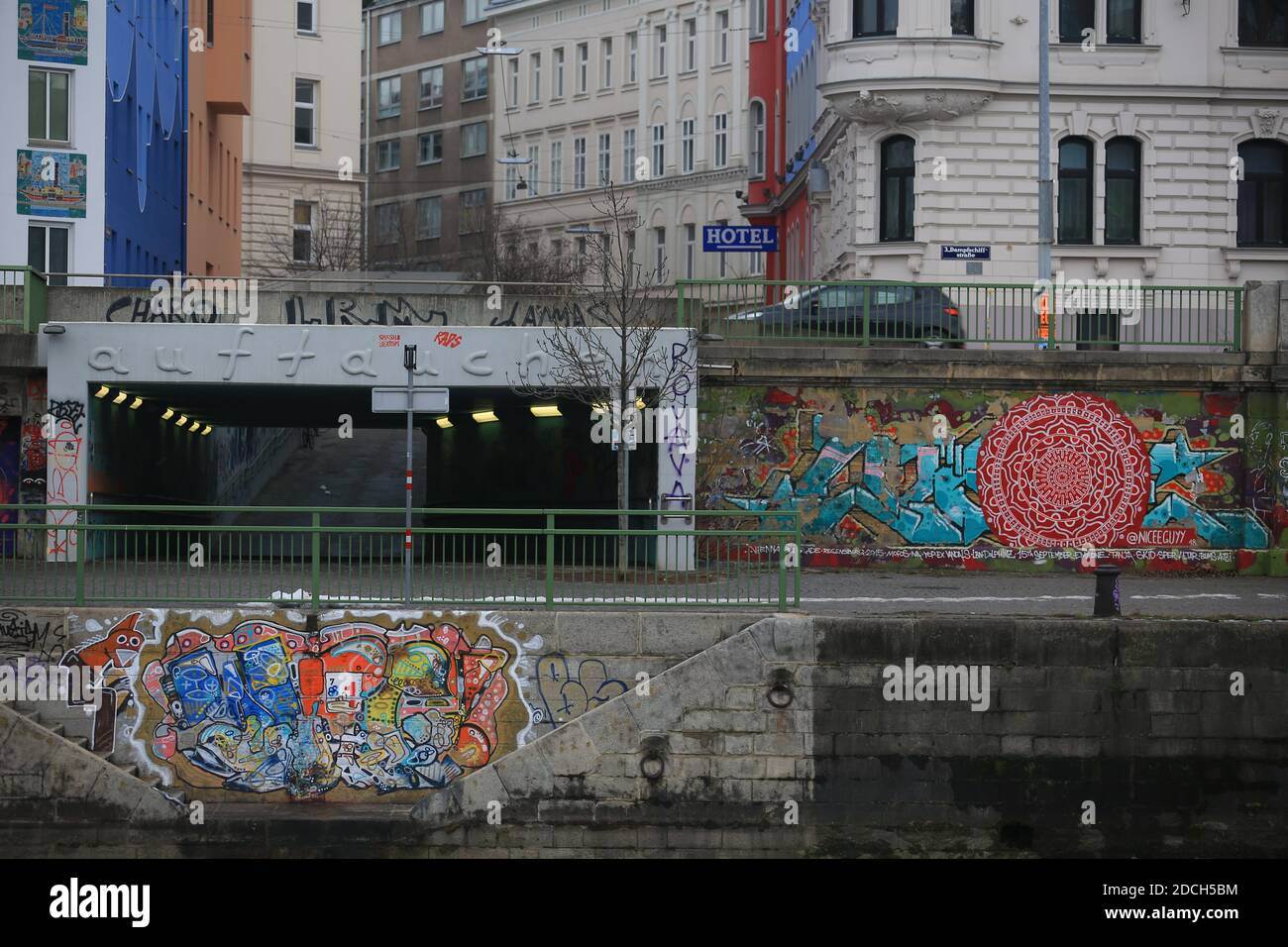 street view of vienna Stock Photo - Alamy