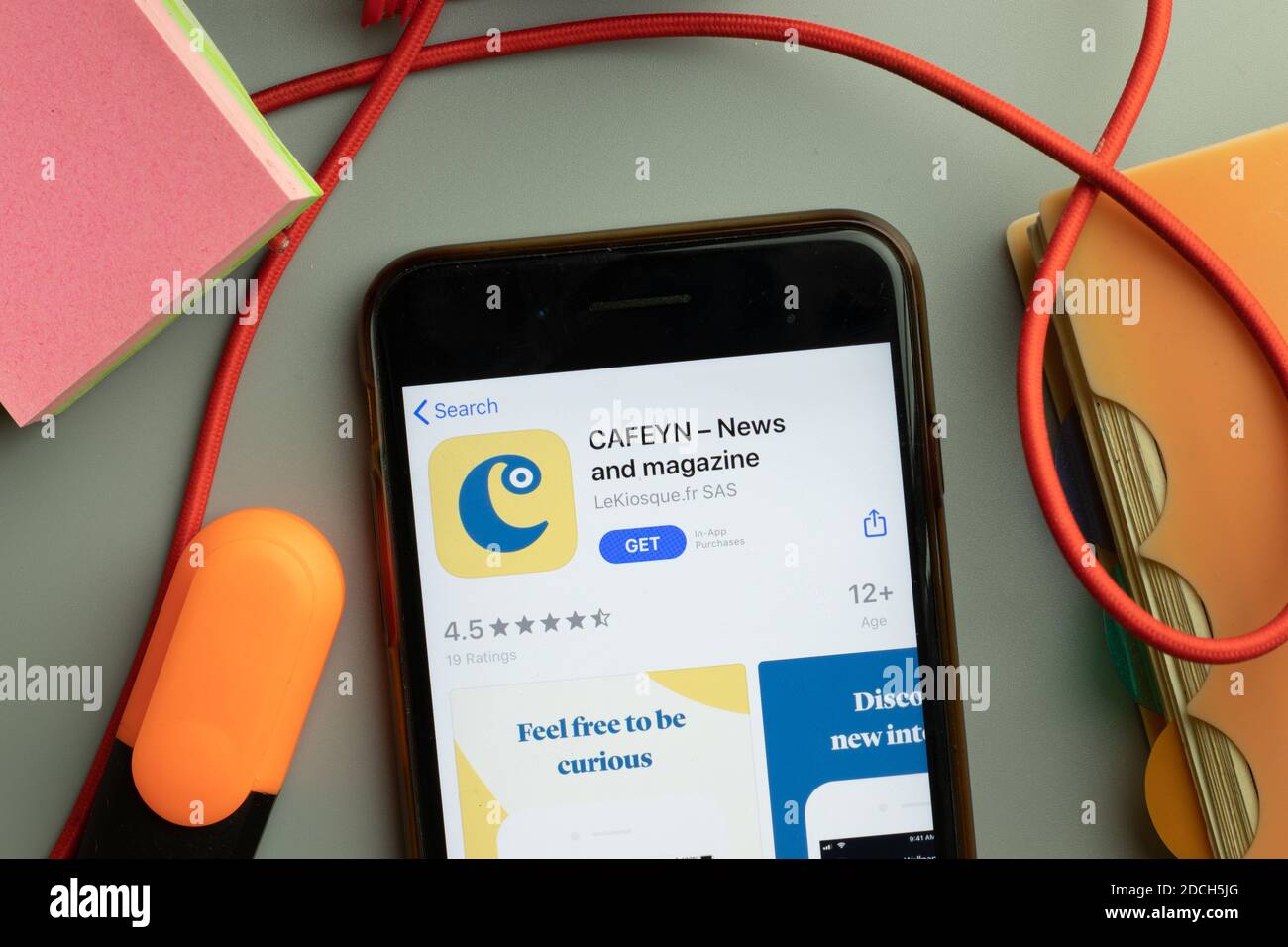 New York, United States - 7 November 2020: CAFEYN News and magazine app ...