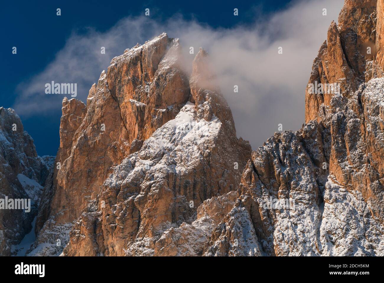 Sella Towers, Sella Pass, Dolomites, Unesco World Heritage Site, Italy ...