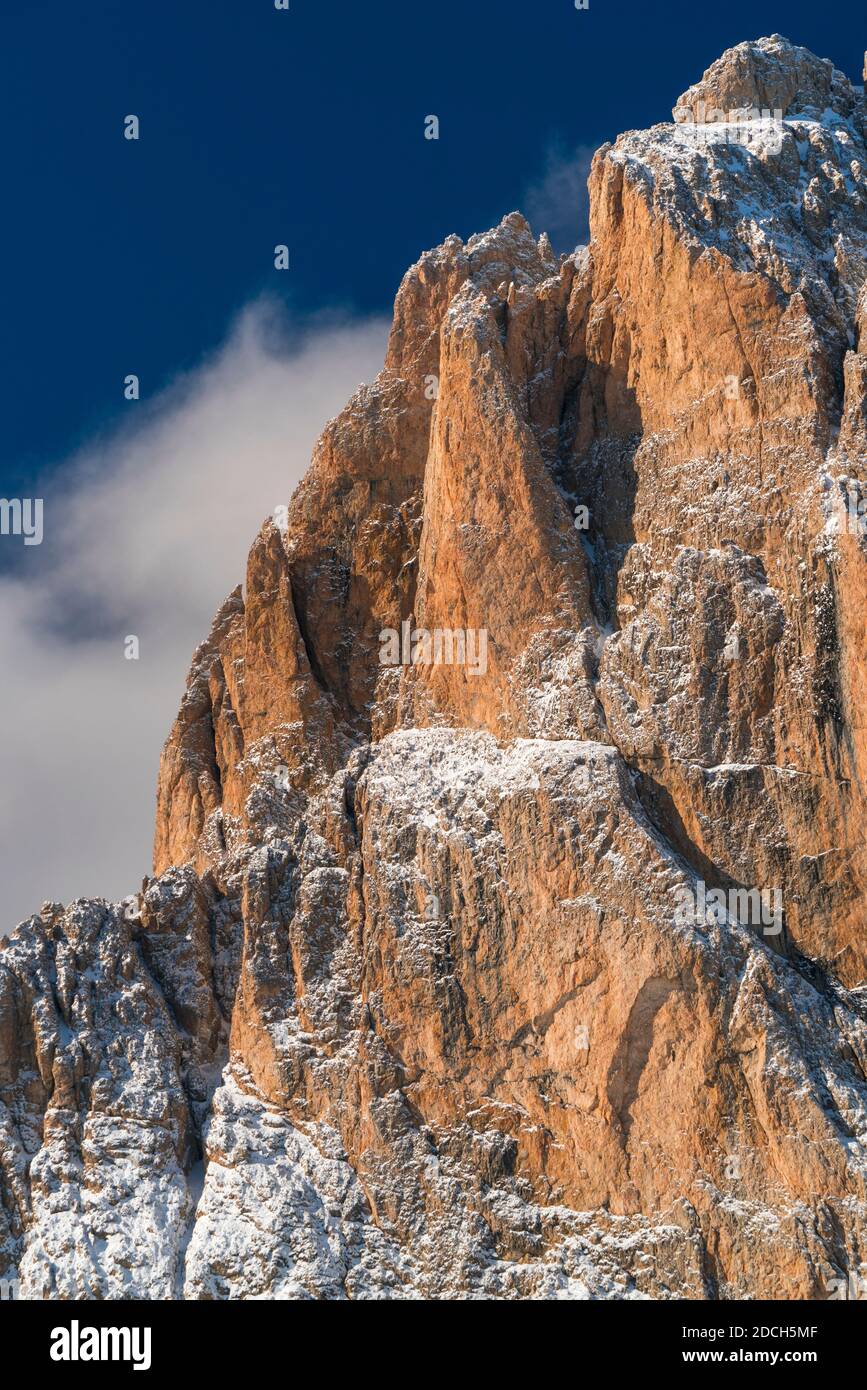 Sella Towers, Sella Pass, Dolomites, Unesco World Heritage Site, Italy ...