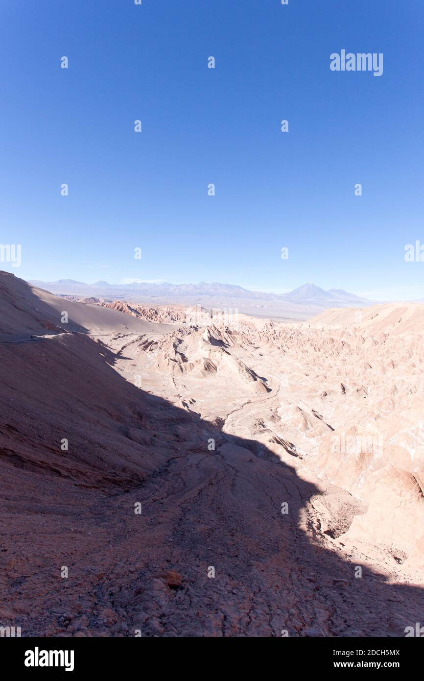 A view of mars valley in San Pedro de Atacama, Chile Stock Photo - Alamy