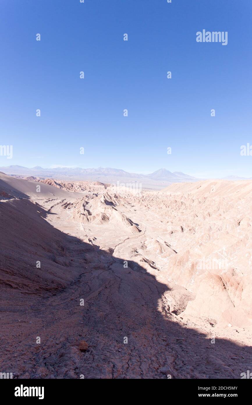 A view of mars valley in San Pedro de Atacama, Chile Stock Photo - Alamy