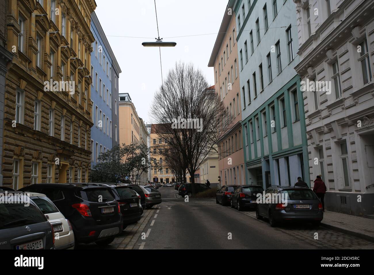 vienna street view Stock Photo - Alamy