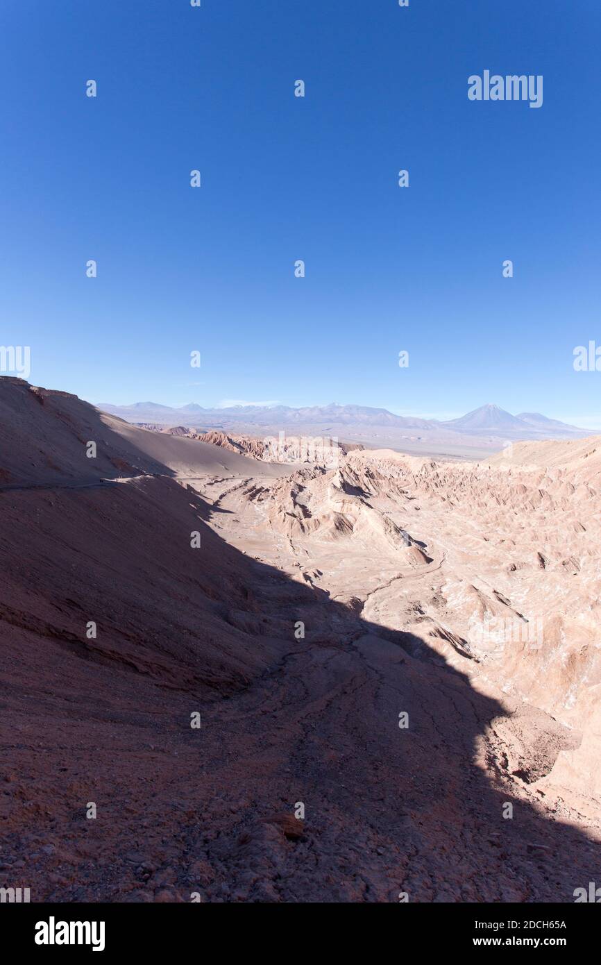A view of mars valley in San Pedro de Atacama, Chile Stock Photo - Alamy