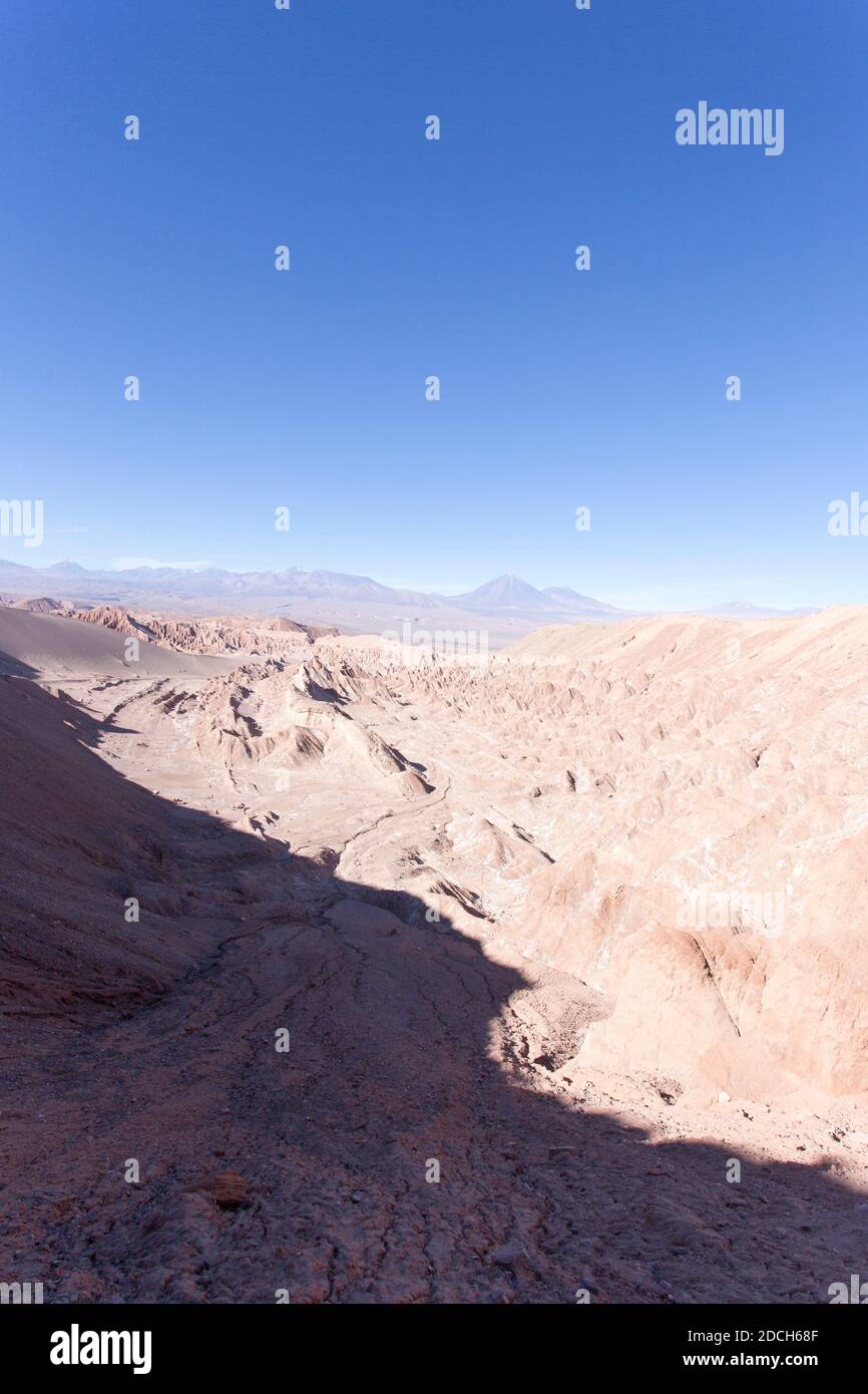 A view of mars valley in San Pedro de Atacama, Chile Stock Photo - Alamy