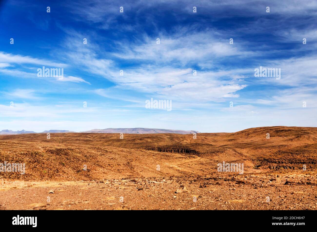 Alpine landscape of Atlas Mountains, South Morocco, Africa Stock Photo ...