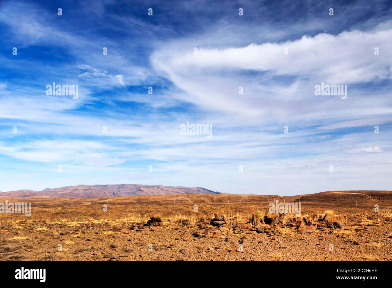 Alpine landscape of Atlas Mountains, South Morocco, Africa Stock Photo ...