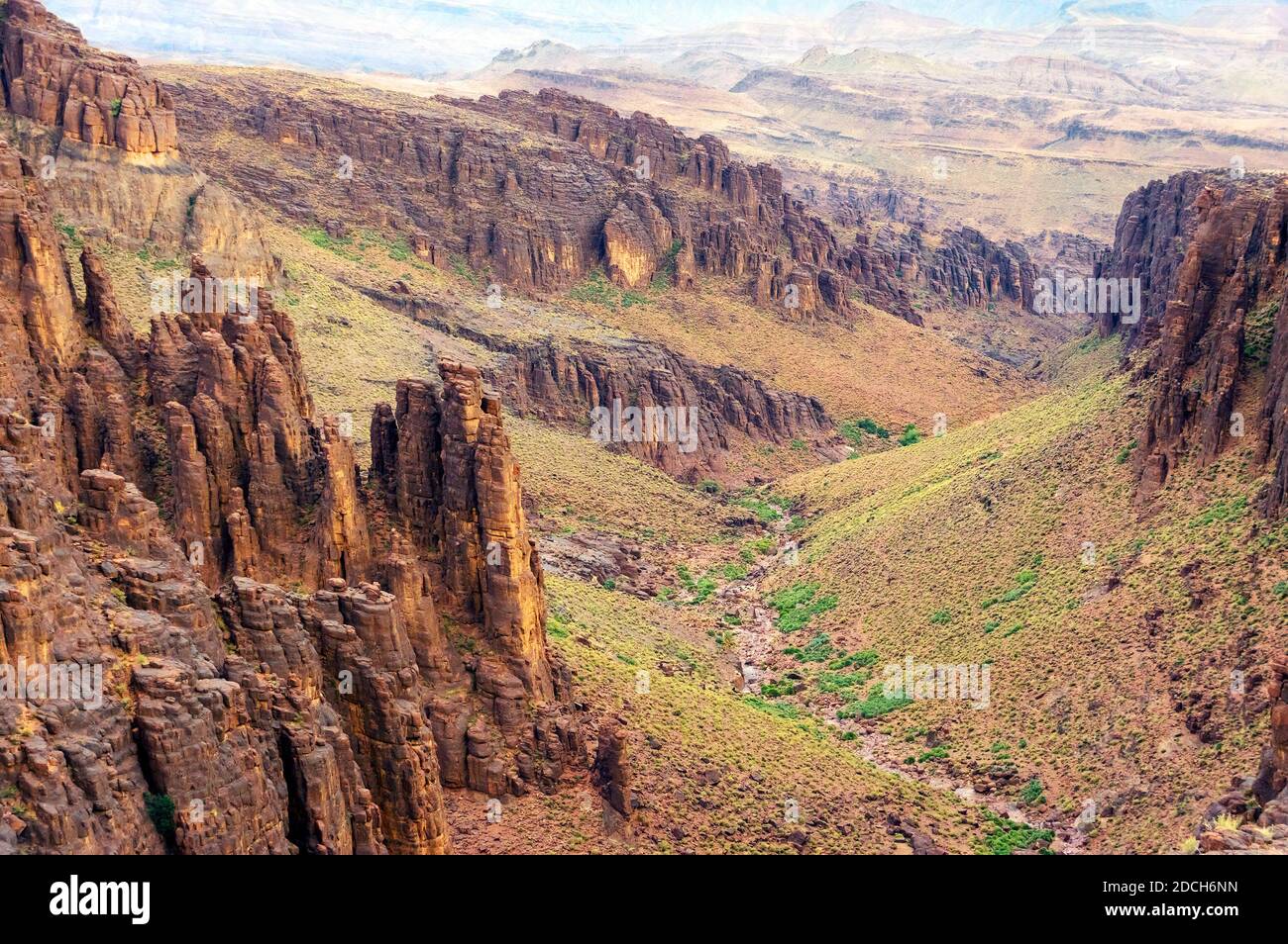 Alpine landscape of Atlas Mountains, South Morocco, Africa Stock Photo ...