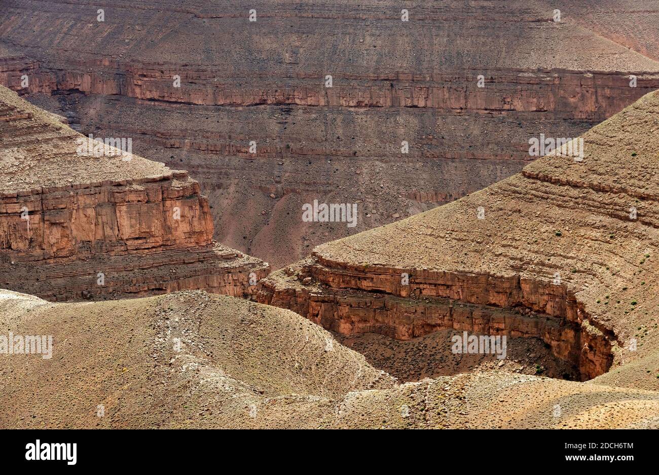 Alpine landscape of Atlas Mountains, South Morocco, Africa Stock Photo ...