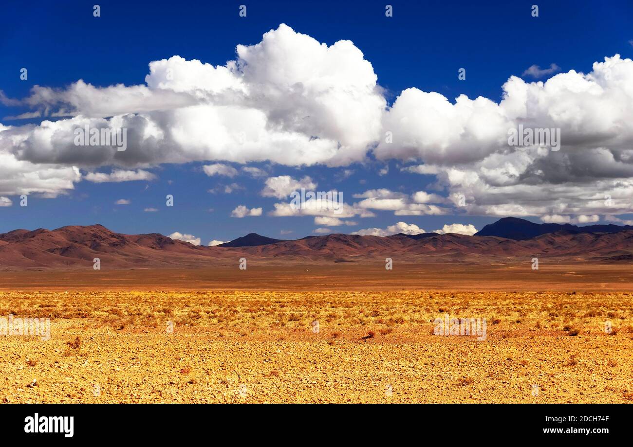 Alpine landscape of Atlas Mountains, South Morocco, Africa Stock Photo ...