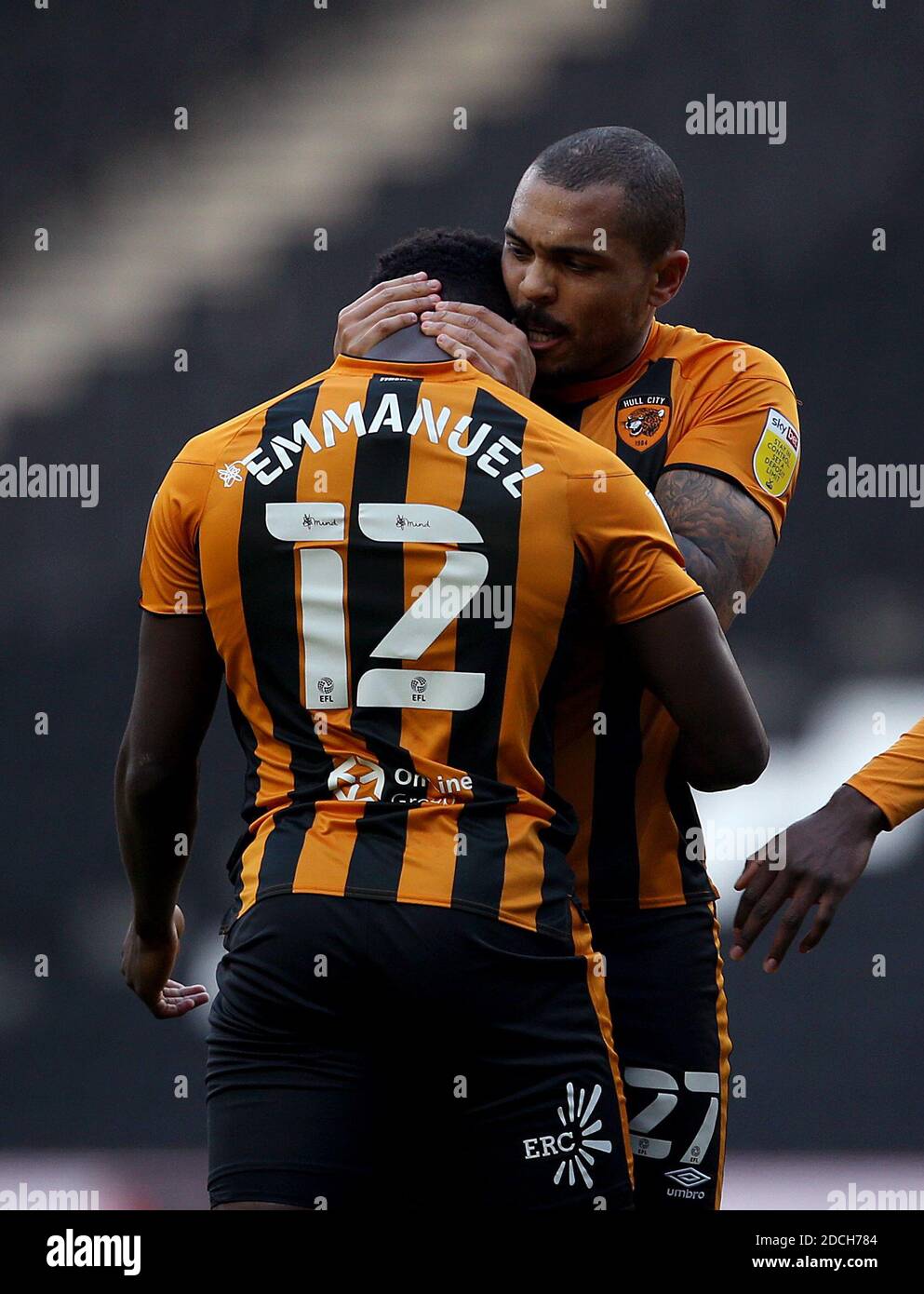 Hull City's Josh Magennis celebrates scoring his side's first goal of ...