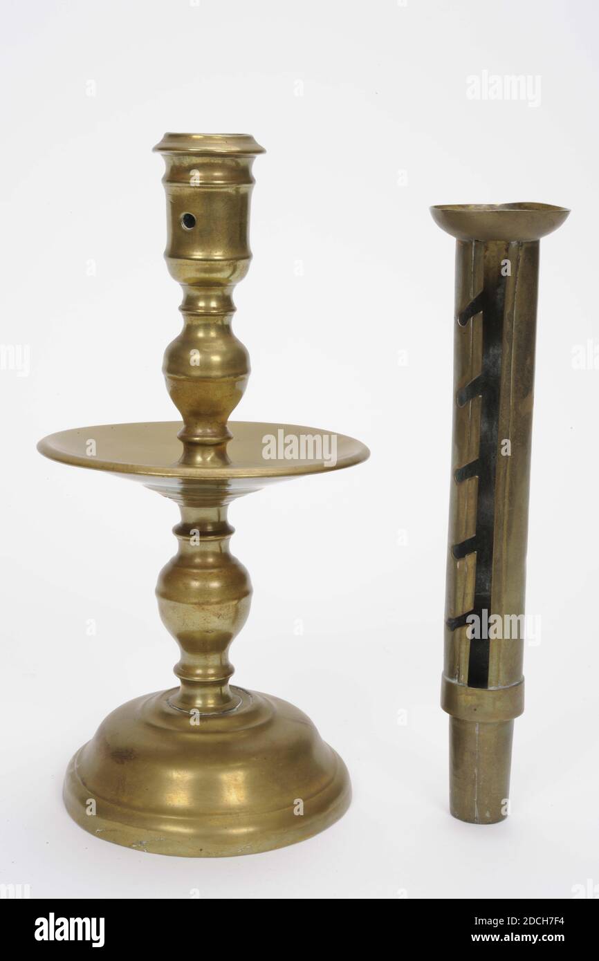 Anonymous, second half of the 17th century, candlestick: 25 x 12cm 250 ...