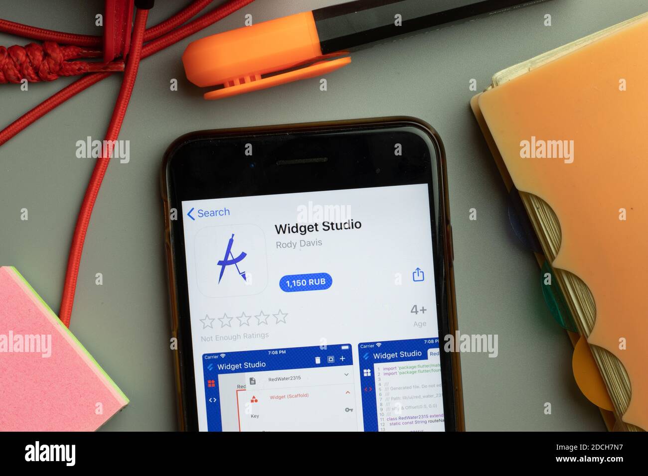 New York, United States - 7 November 2020: Widget Studio app store logo ...