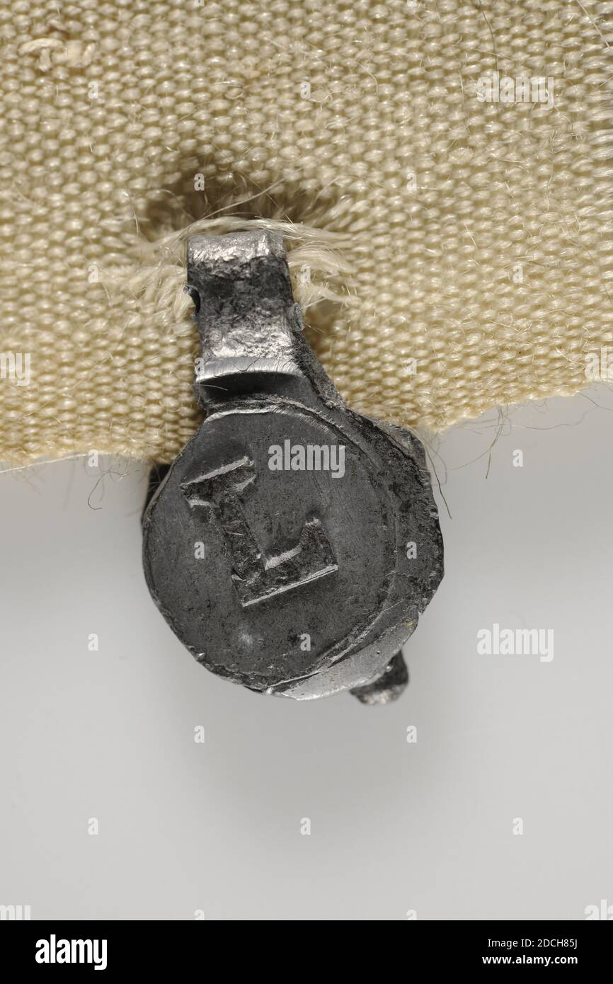 Anonymous, 18th century, sealing wax, lead, paper, grain, General: 6.4 ...