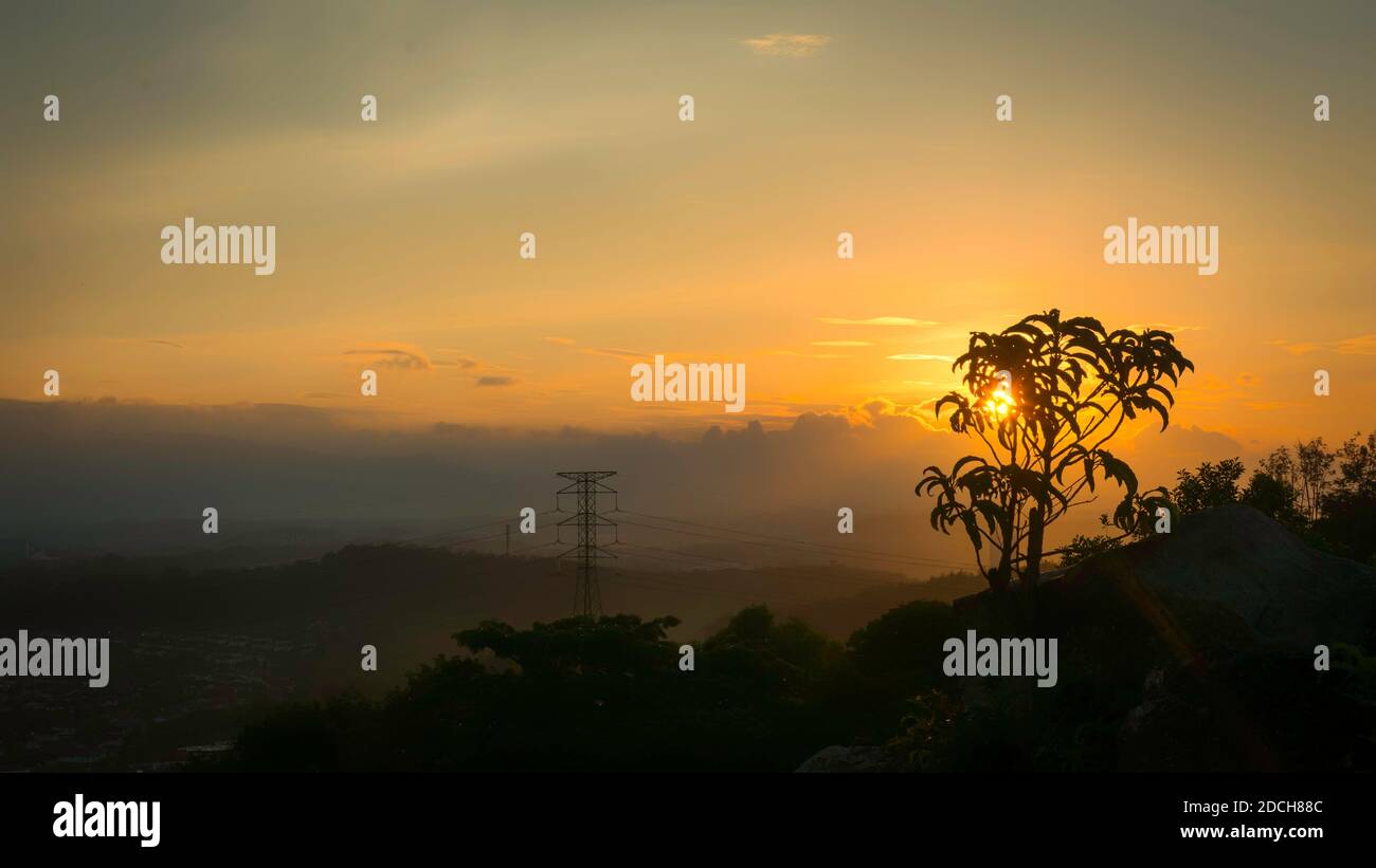 Scenic view of Seremban 2 and it's Hills Stock Photo - Alamy
