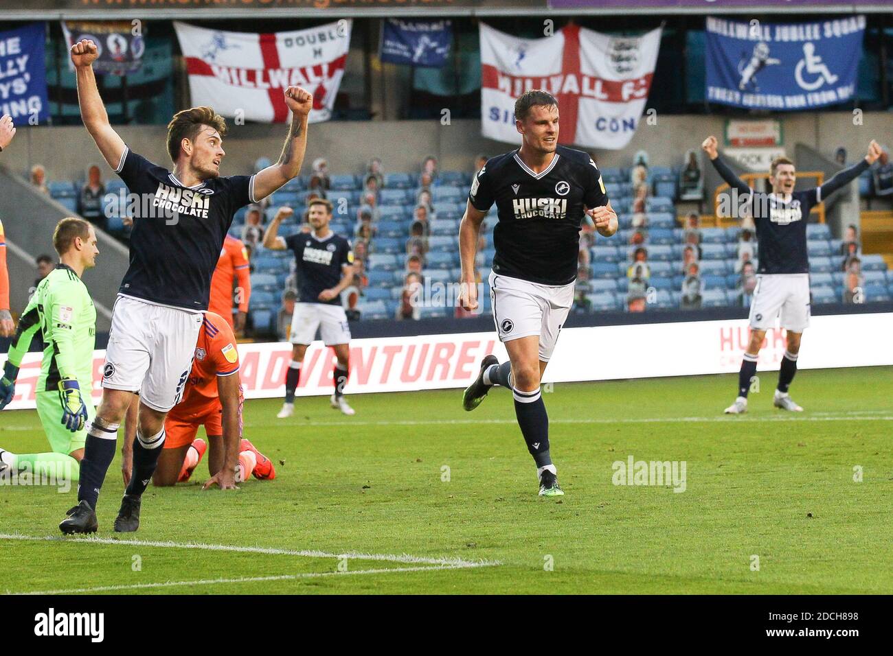 London, UK. 21st Nov, 2020. Matt Smith of Millwall scores the opening ...