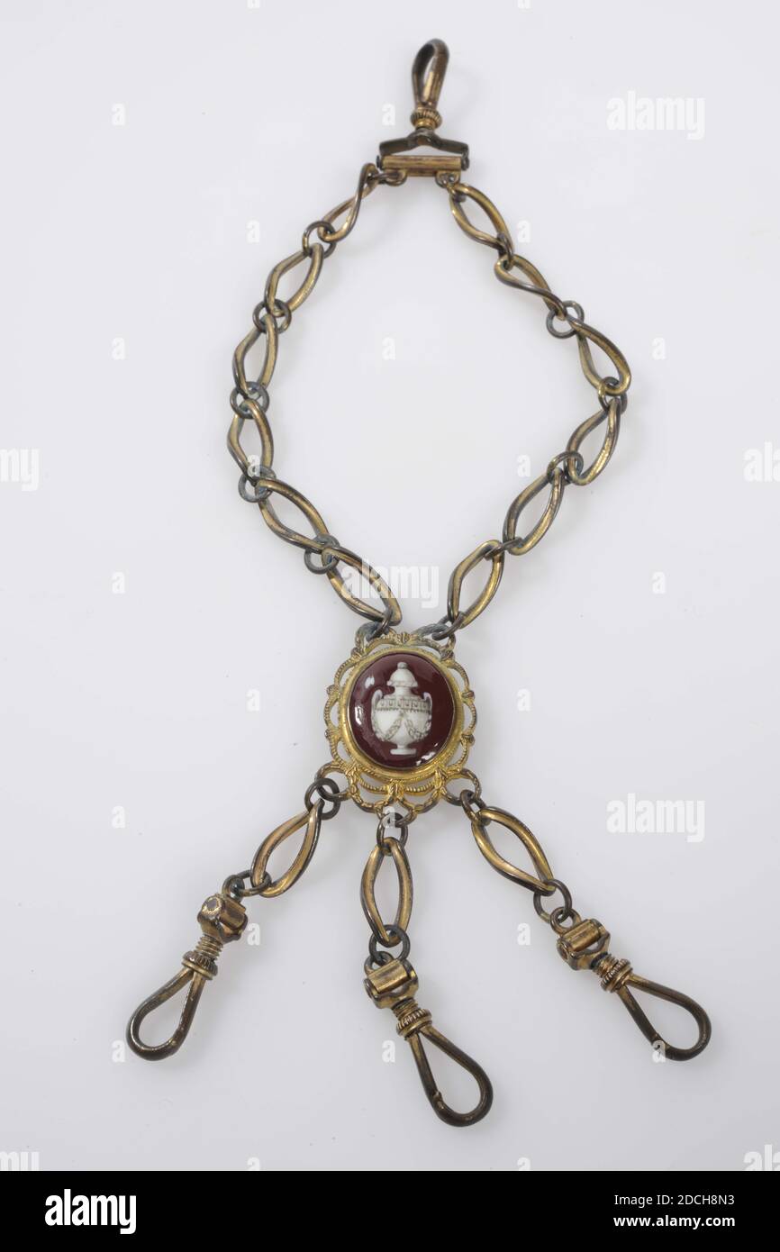 watch chain, Anonymous, first half 18th century, General: 18 x 2 x 0 ...