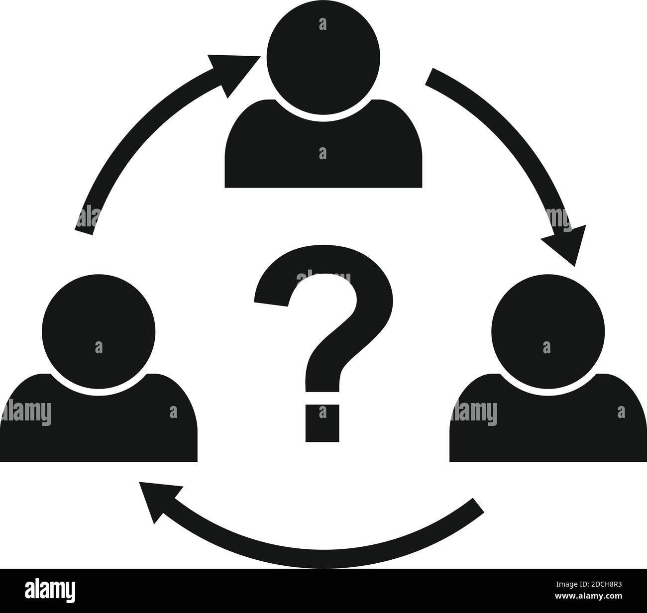 Recruiter job interview icon, simple style Stock Vector Image & Art - Alamy