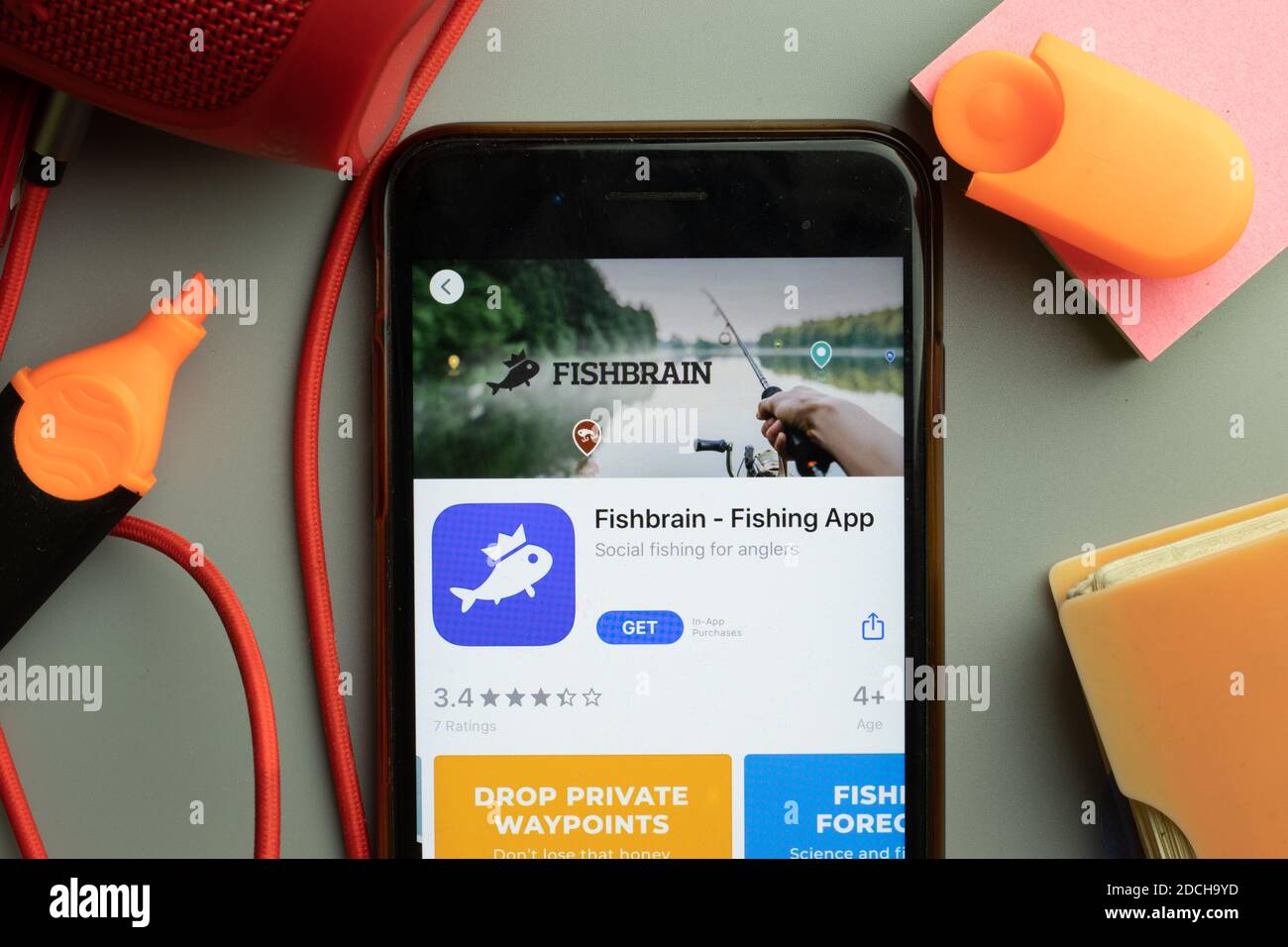 New York, United States - 7 November 2020: Phone screen close-up with ...