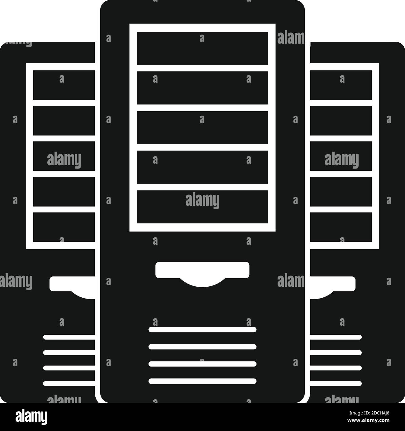 Computers vertical Stock Vector Images - Alamy