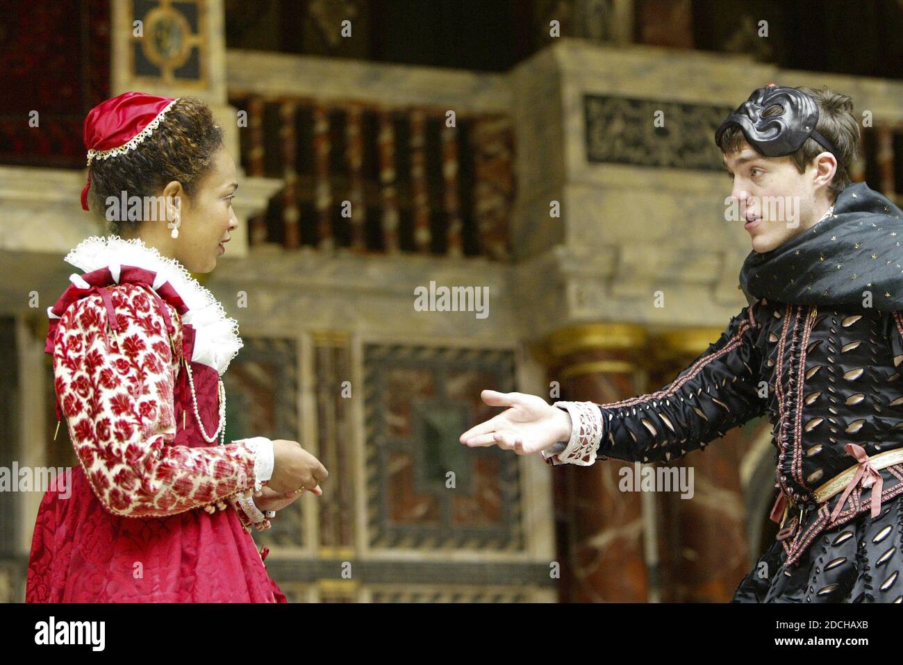 Kananu Kirimi (Juliet), Tom Burke (Romeo) in ROMEO AND JULIET by ...