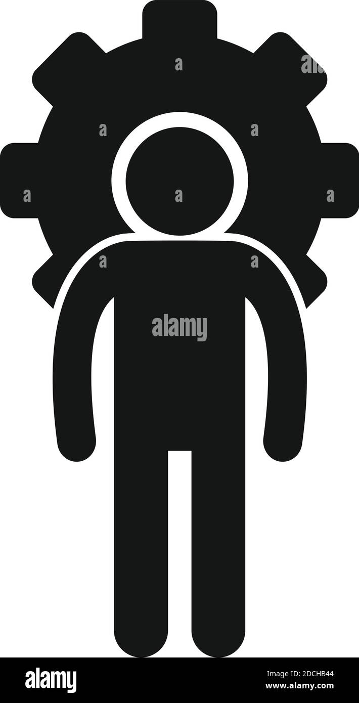 Server it administrator icon, simple style Stock Vector Image & Art - Alamy