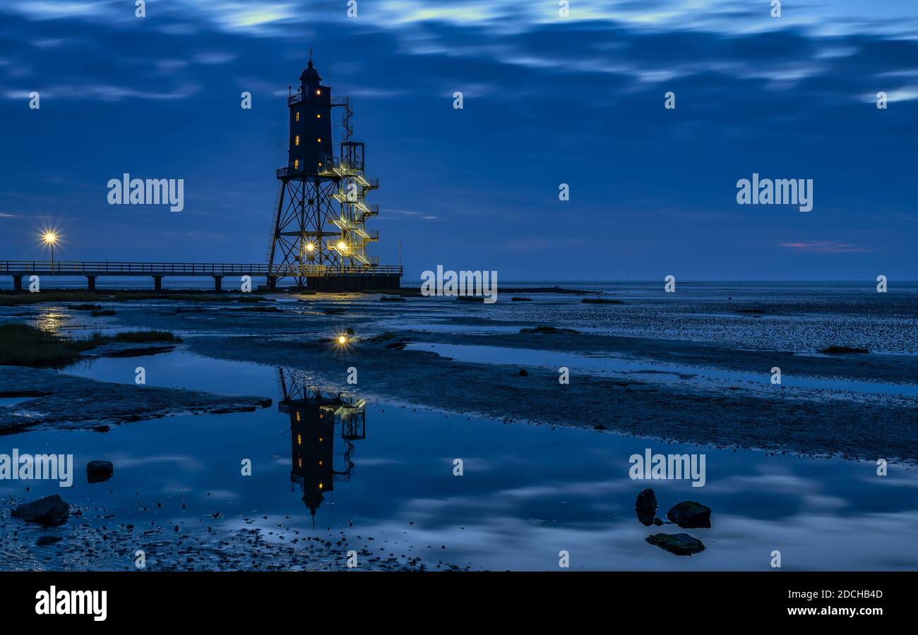 Lighthouse obereversand hi-res stock photography and images - Alamy