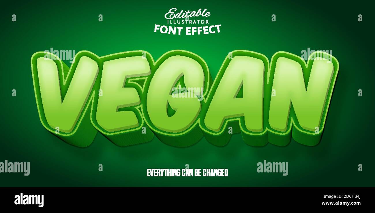 Vegan font Stock Vector Images - Alamy