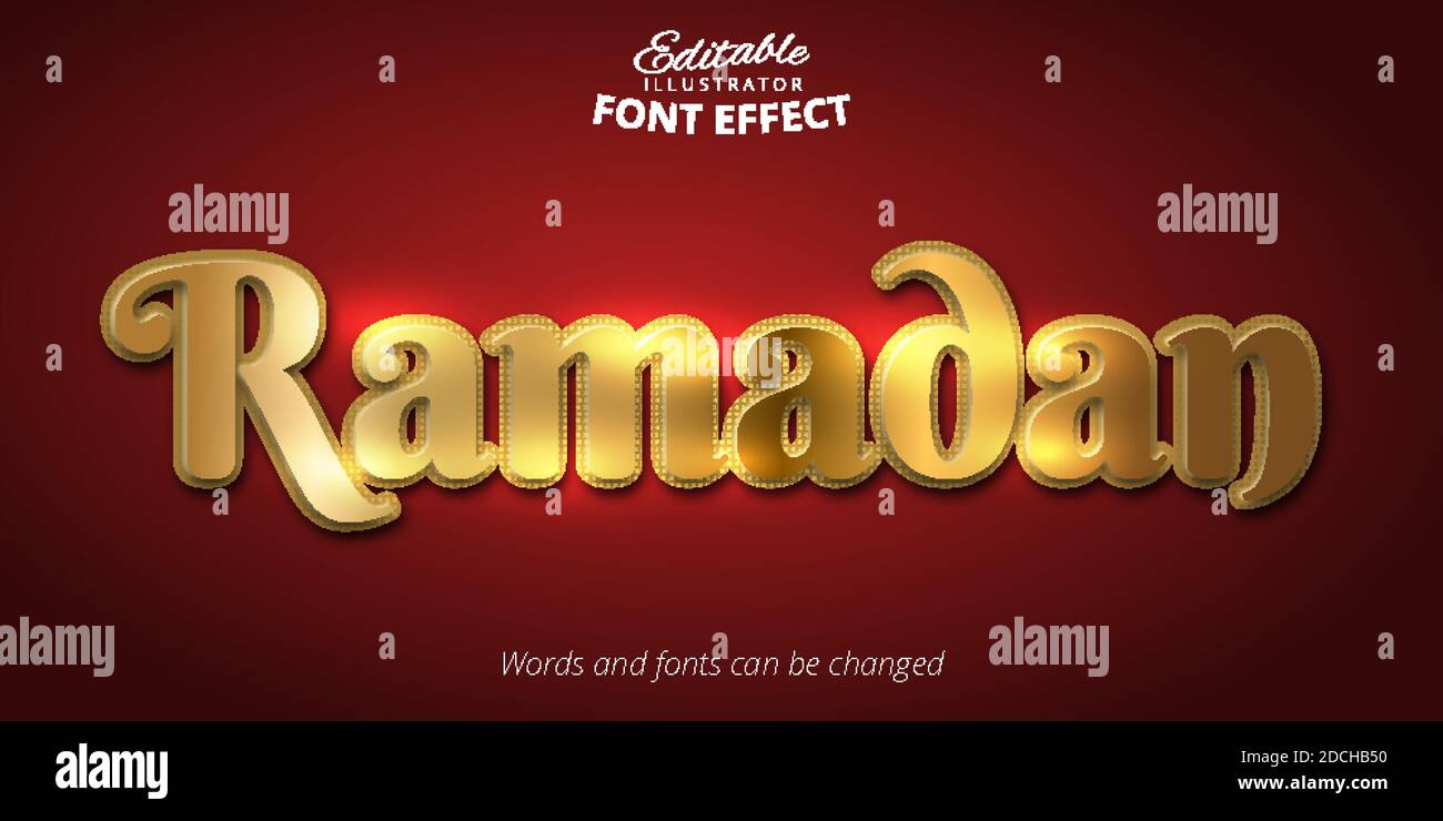 Ramadan 3d text effect hi-res stock photography and images - Alamy