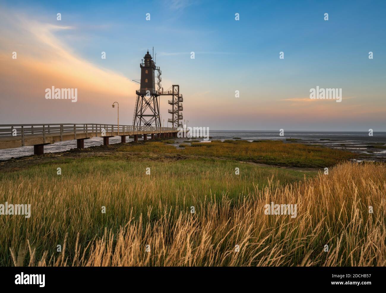 Lighthouse obereversand hi-res stock photography and images - Alamy