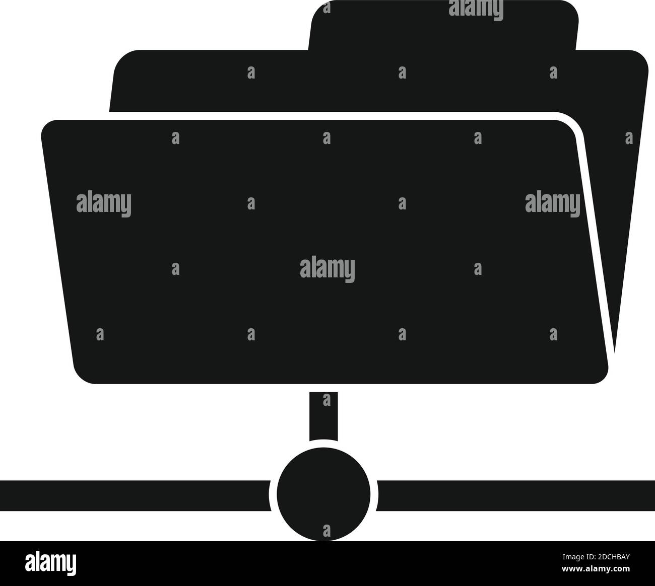 Server folder icon, simple style Stock Vector Image & Art - Alamy