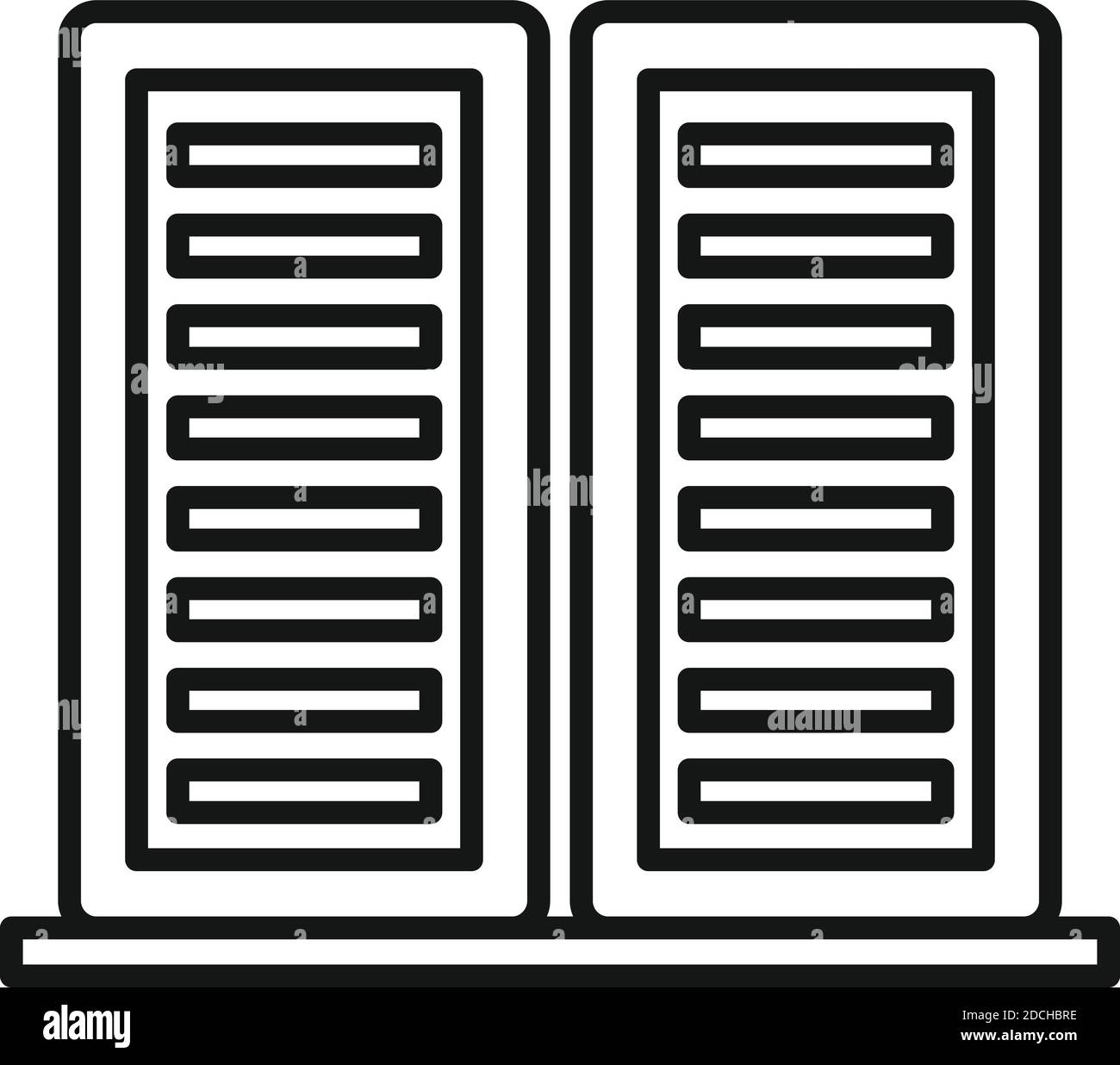 Server data rack icon, outline style Stock Vector Image & Art - Alamy