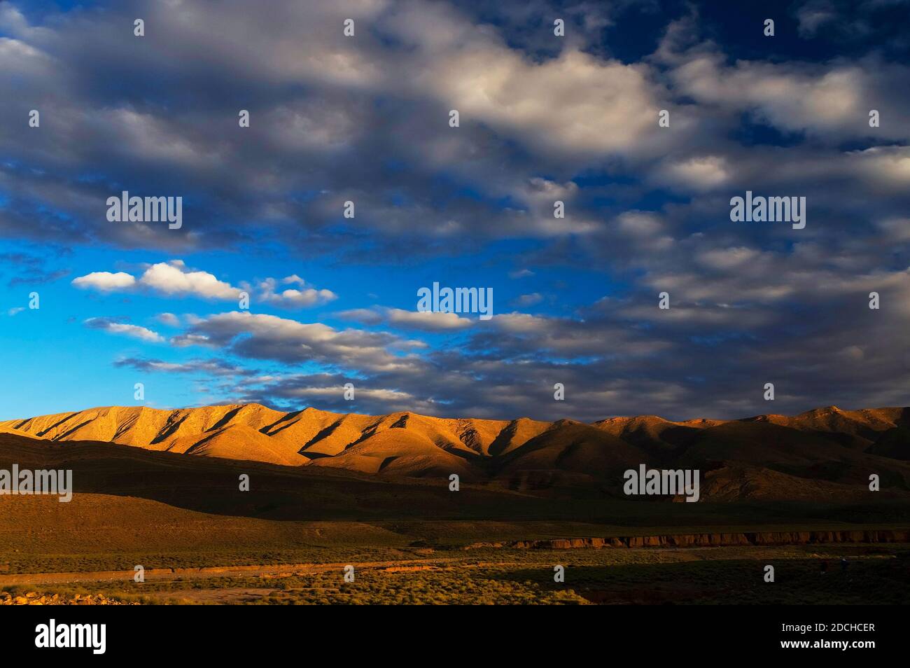 Alpine landscape of Atlas Mountains, South Morocco, Africa Stock Photo ...