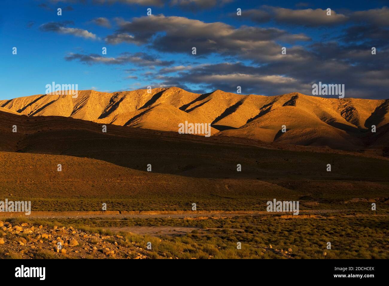Alpine landscape of Atlas Mountains, South Morocco, Africa Stock Photo ...
