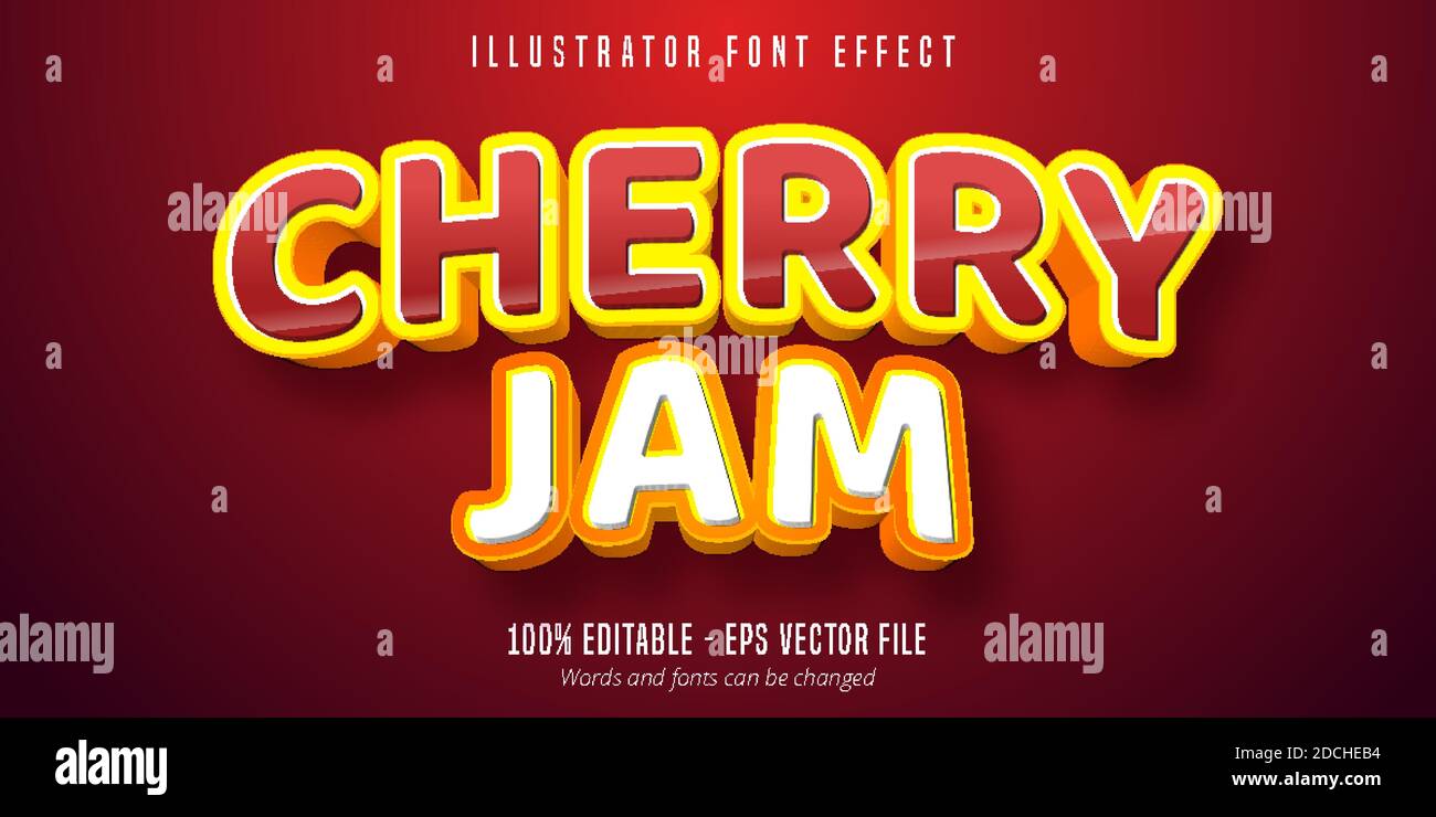 Jam font hi-res stock photography and images - Alamy