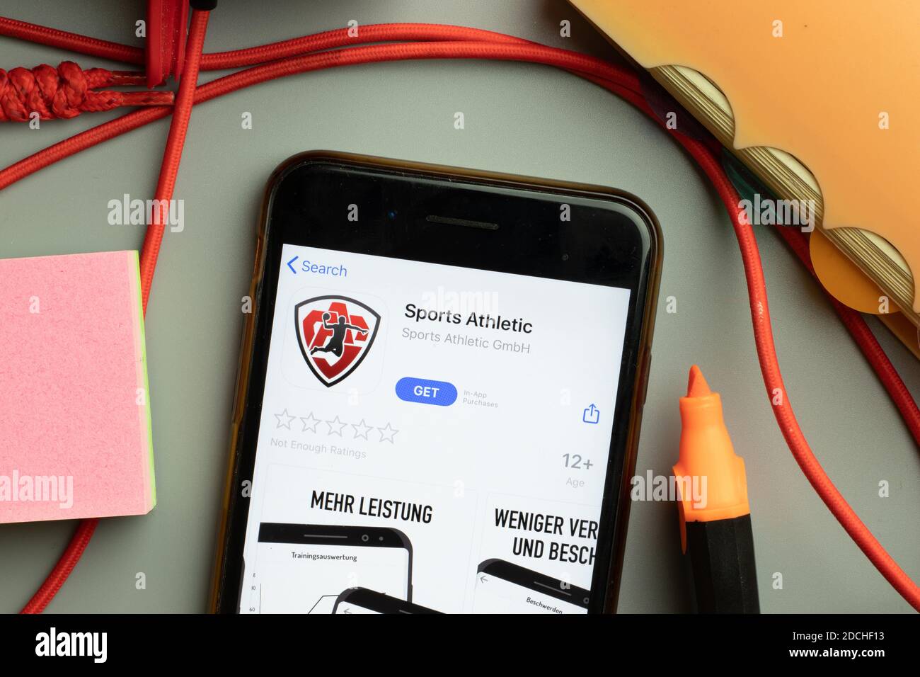 New York, United States - 7 November 2020: Sports Athletic app store ...