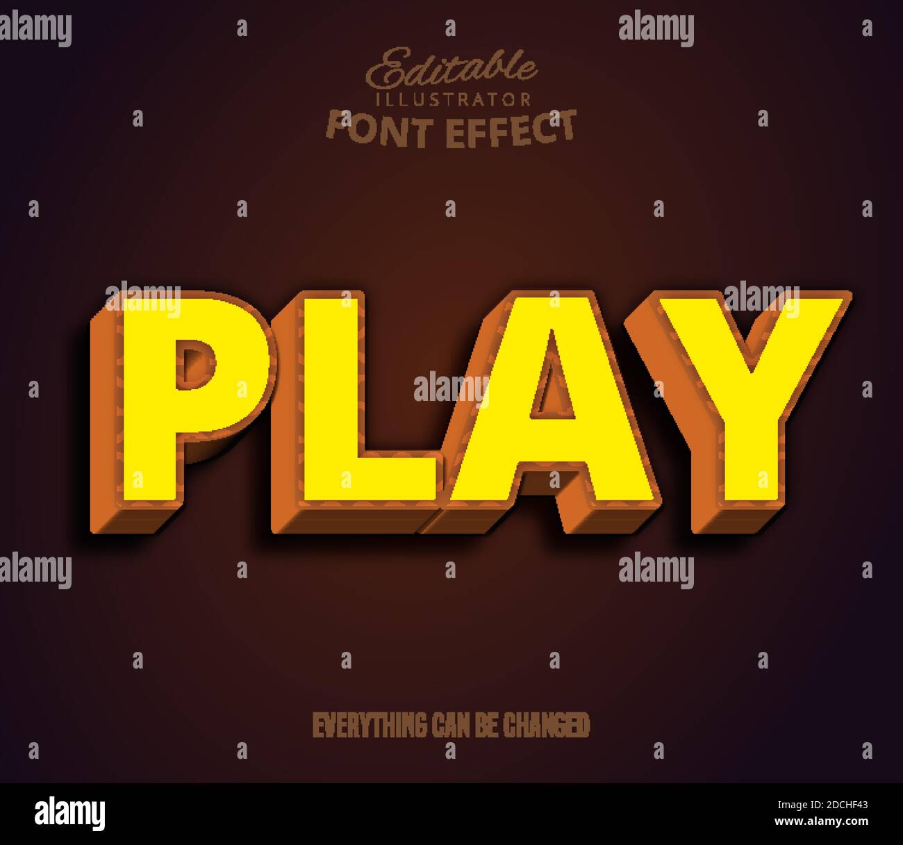 Play text Stock Vector Images - Alamy