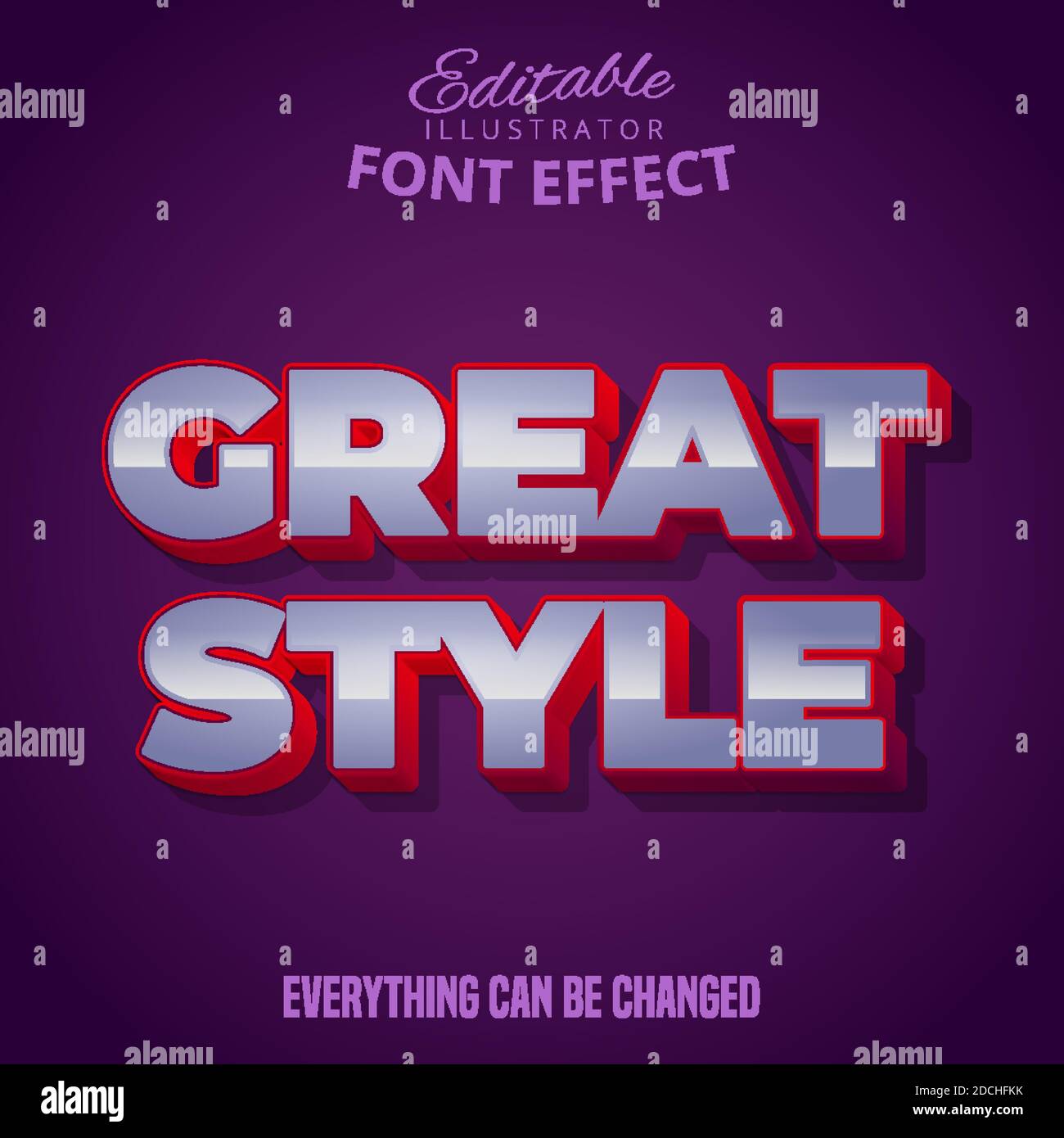 Layer effect font hi-res stock photography and images - Alamy