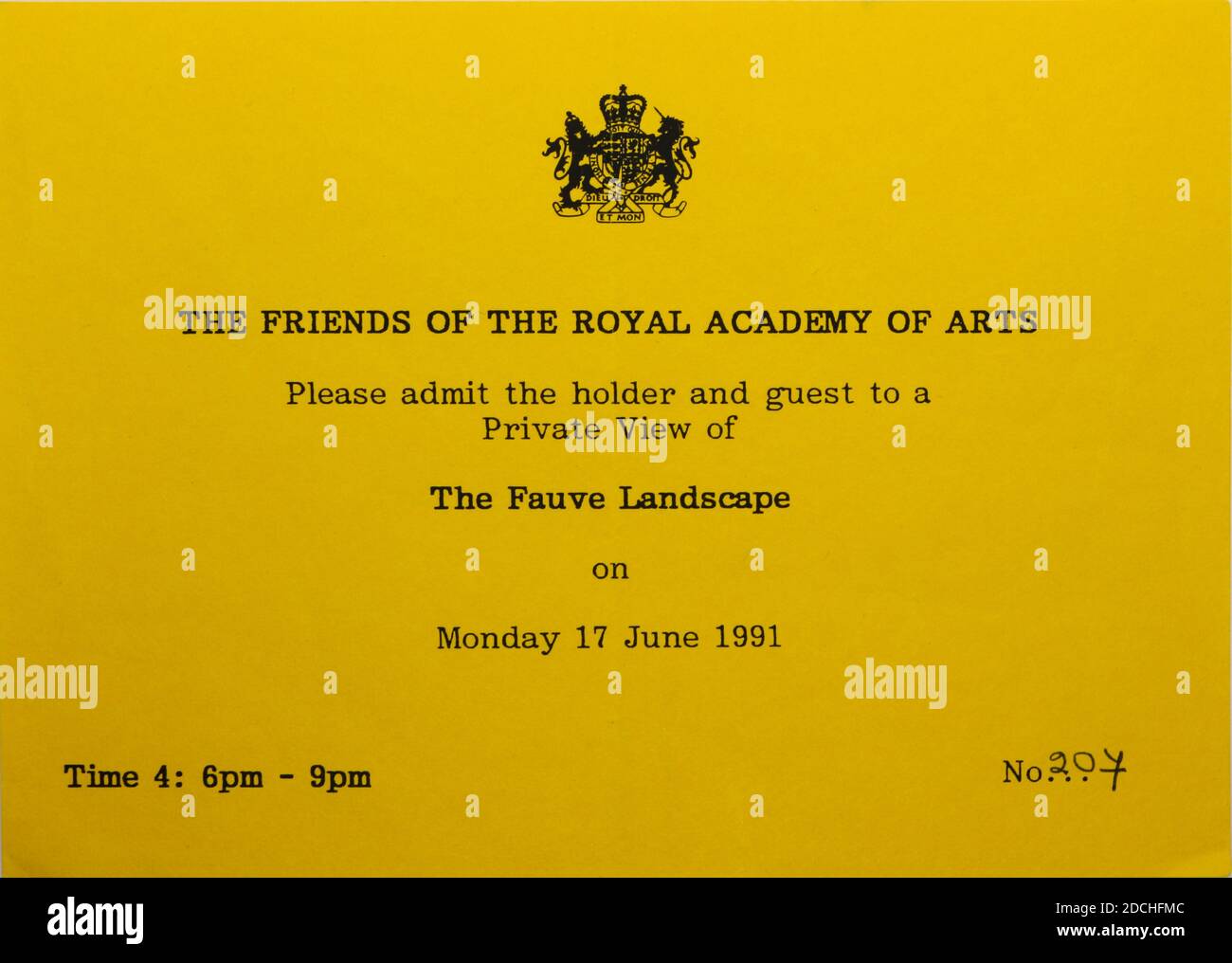 Royal Academy of Arts Piccadilly London England UK Friends ticket for a ...