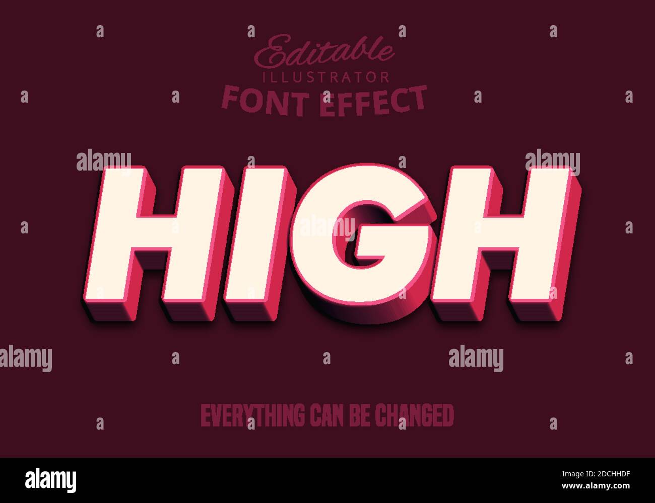 Stamp Font Stock Vector Images - Alamy