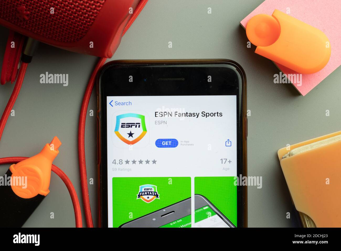 Espn app logo hi-res stock photography and images - Alamy