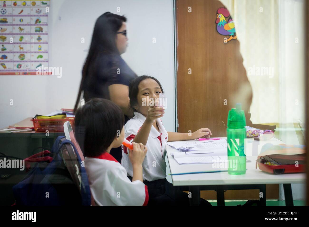Shot through a window Stock Photo - Alamy