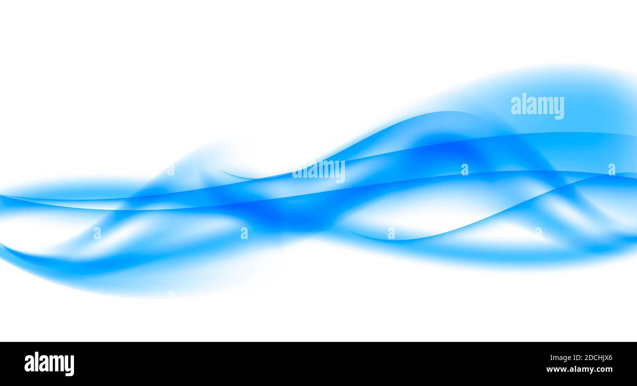 Abstract Wave on White Background. Illustration Stock Photo - Alamy