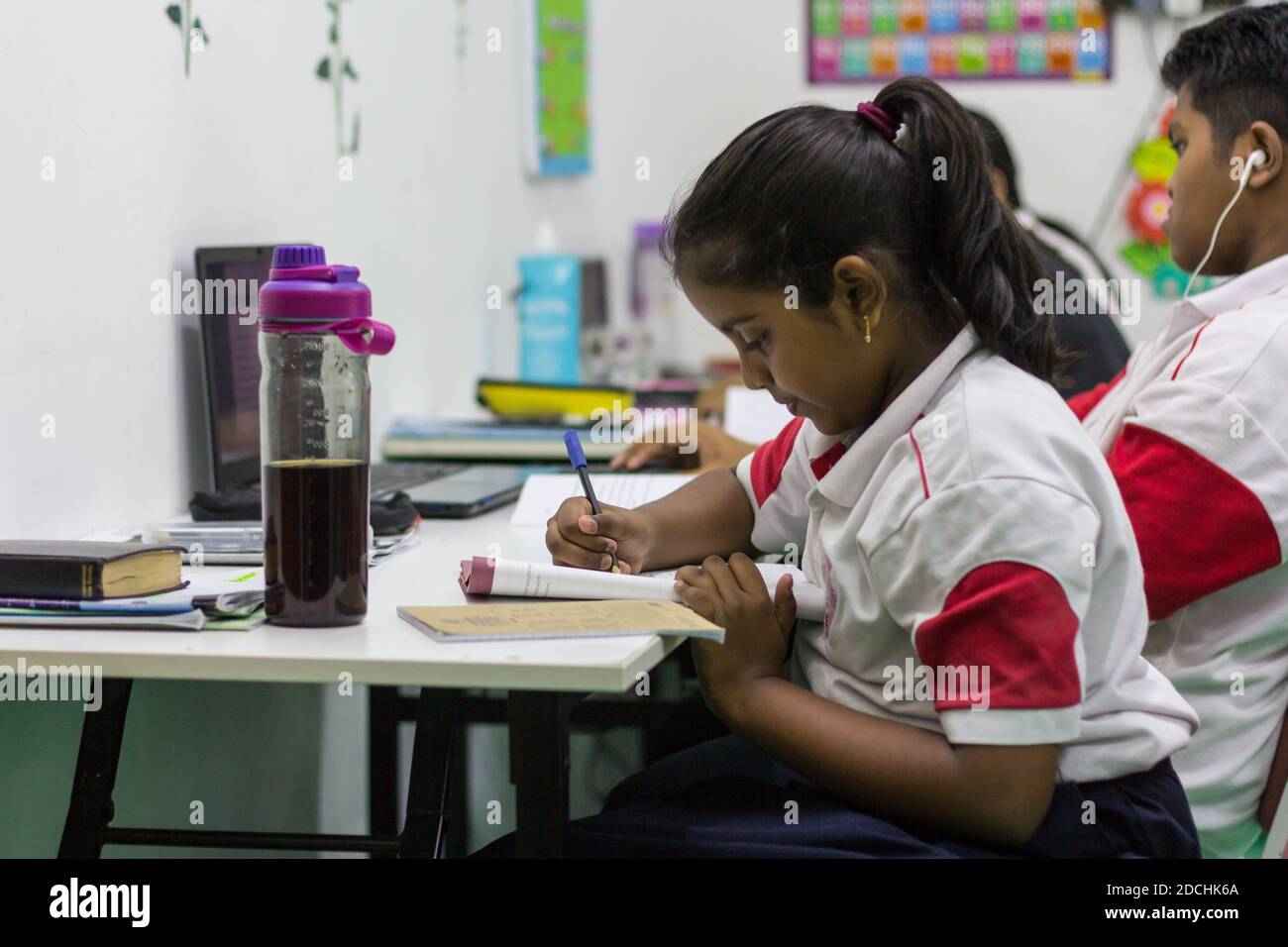 School children during their studies Stock Photo - Alamy