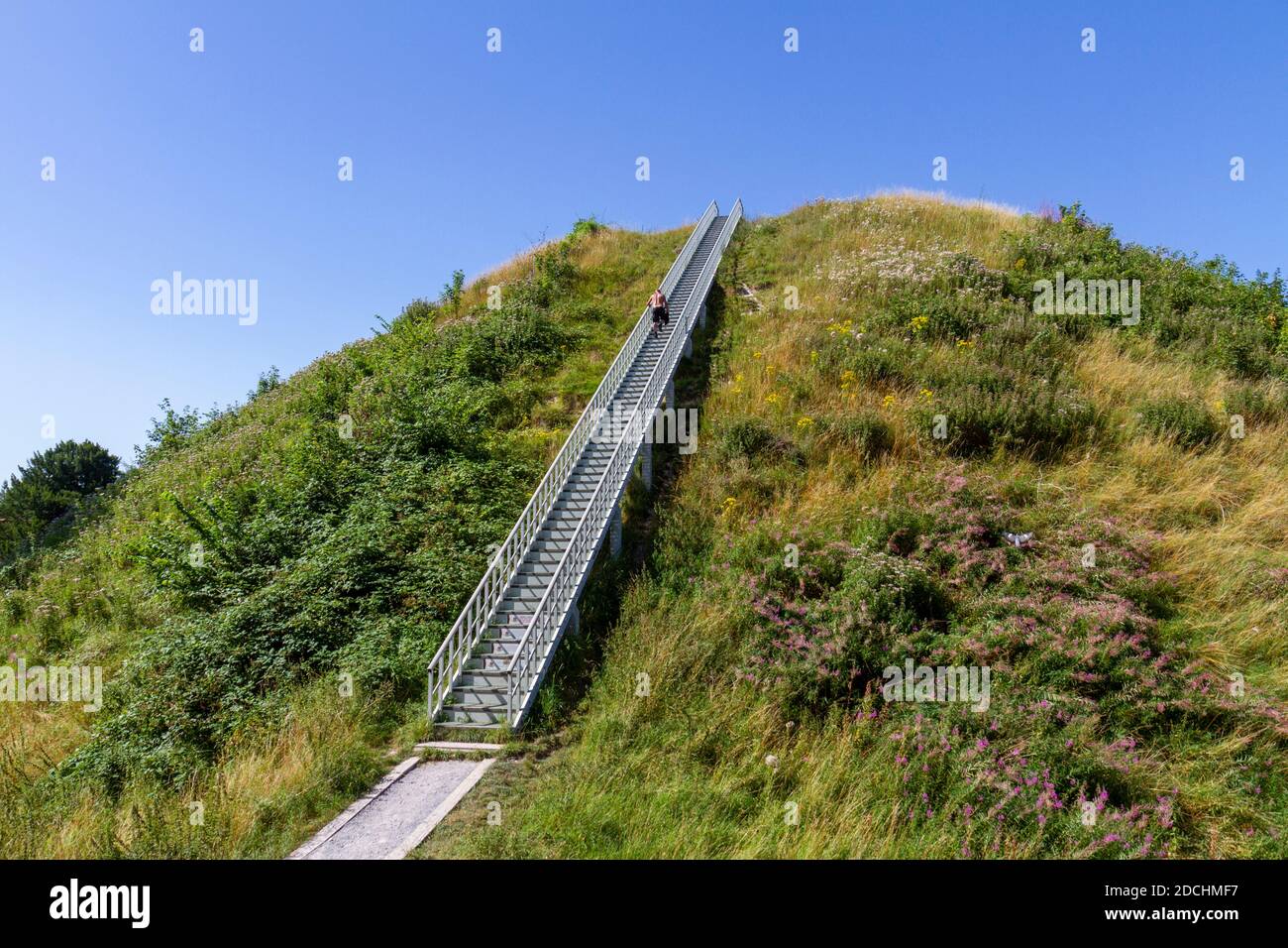 Medieval motte and bailey hi-res stock photography and images - Alamy