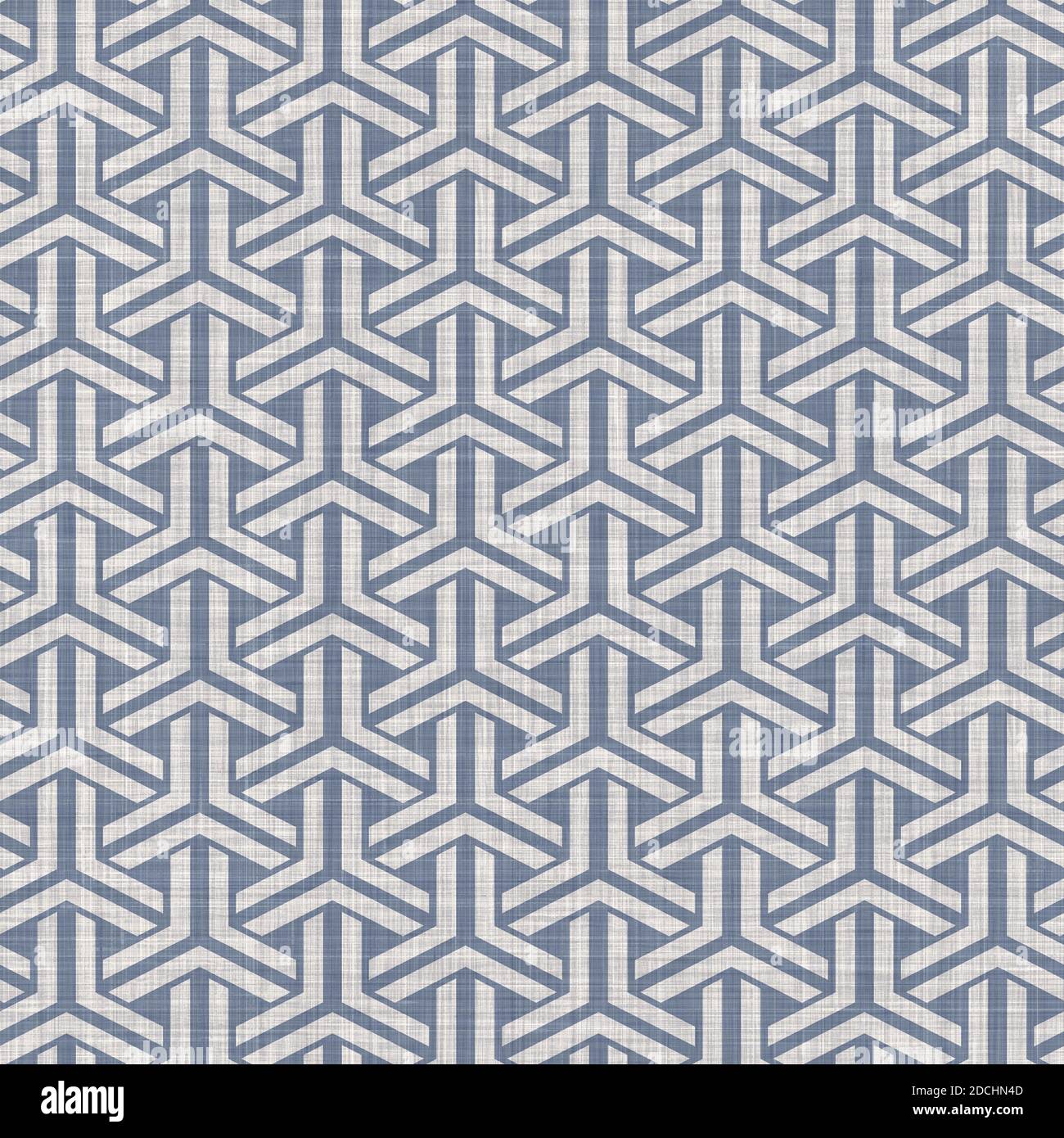 Seamless french farmhouse linen geometric block print background ...