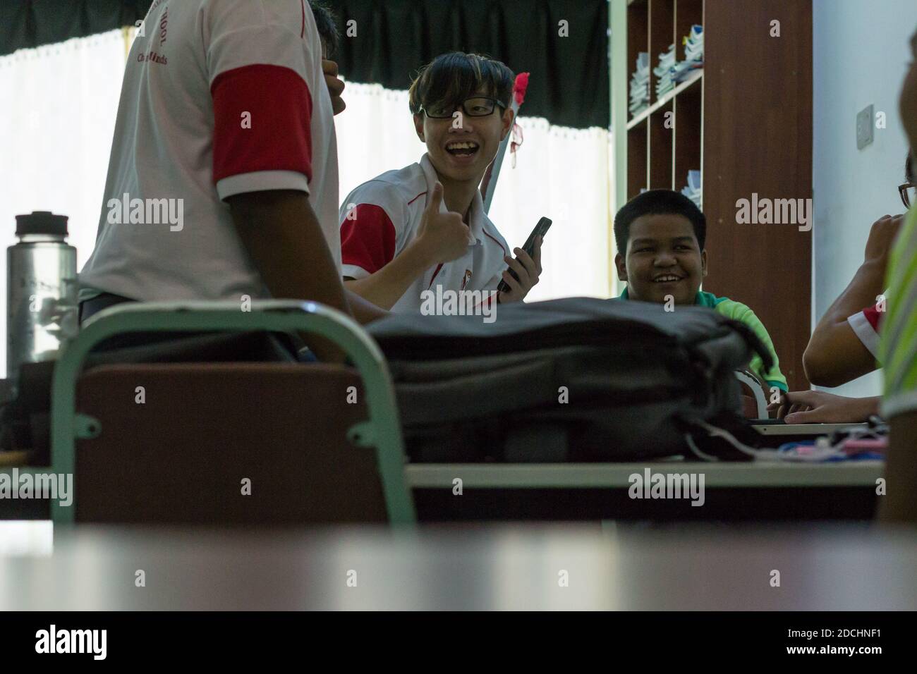 Active children classroom hi-res stock photography and images - Alamy