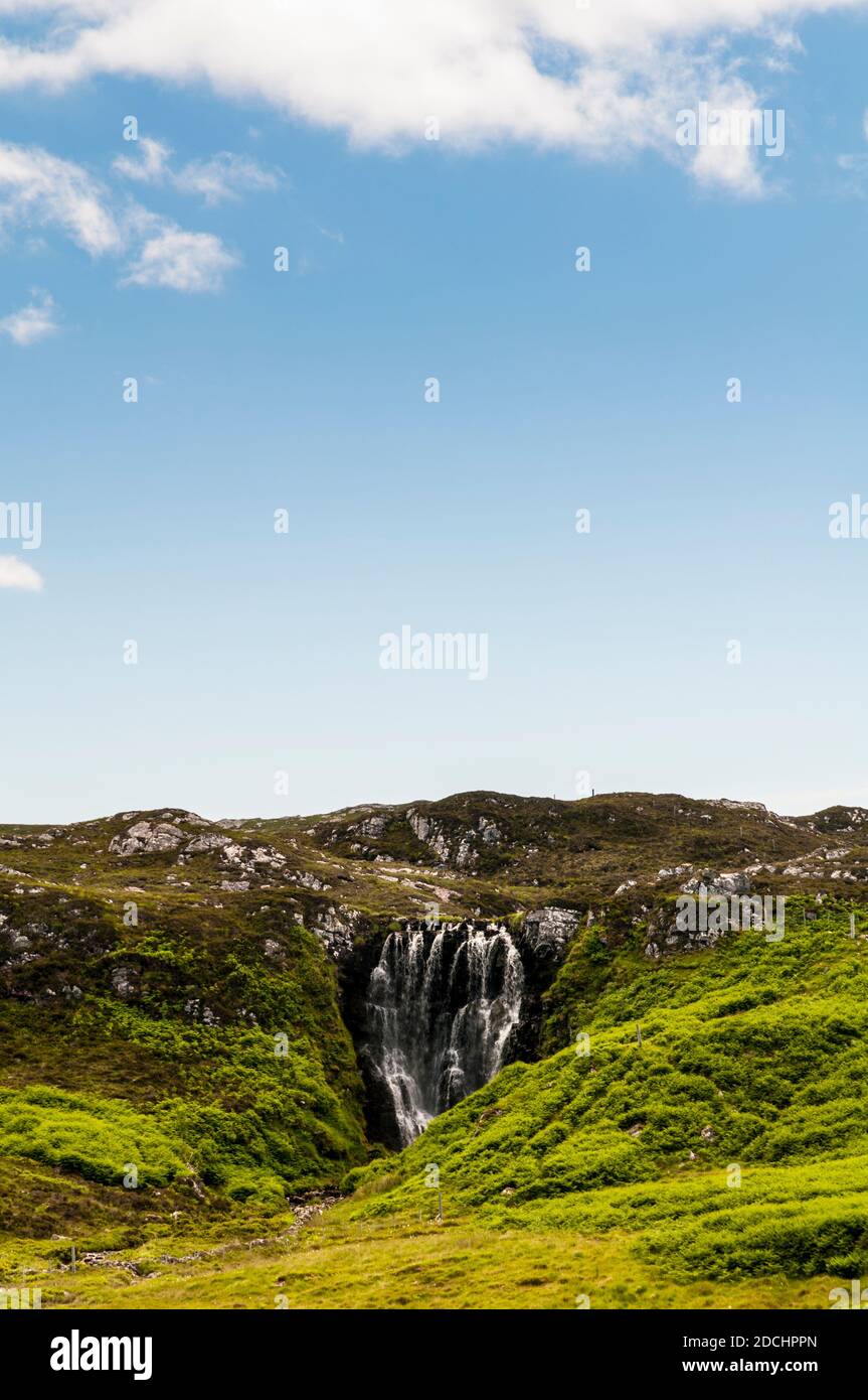 Clashnessie waterfall, scotland hi-res stock photography and images - Alamy