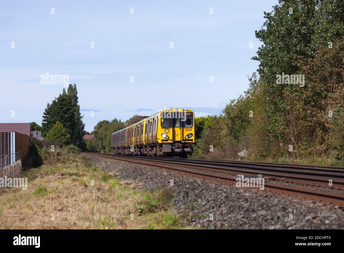 Merseyrail Electrics class 508+ 507 third rail electric trains 508139 ...